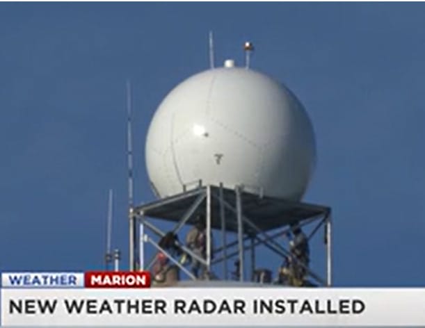 New weather radar being installed in Marion | Climavision